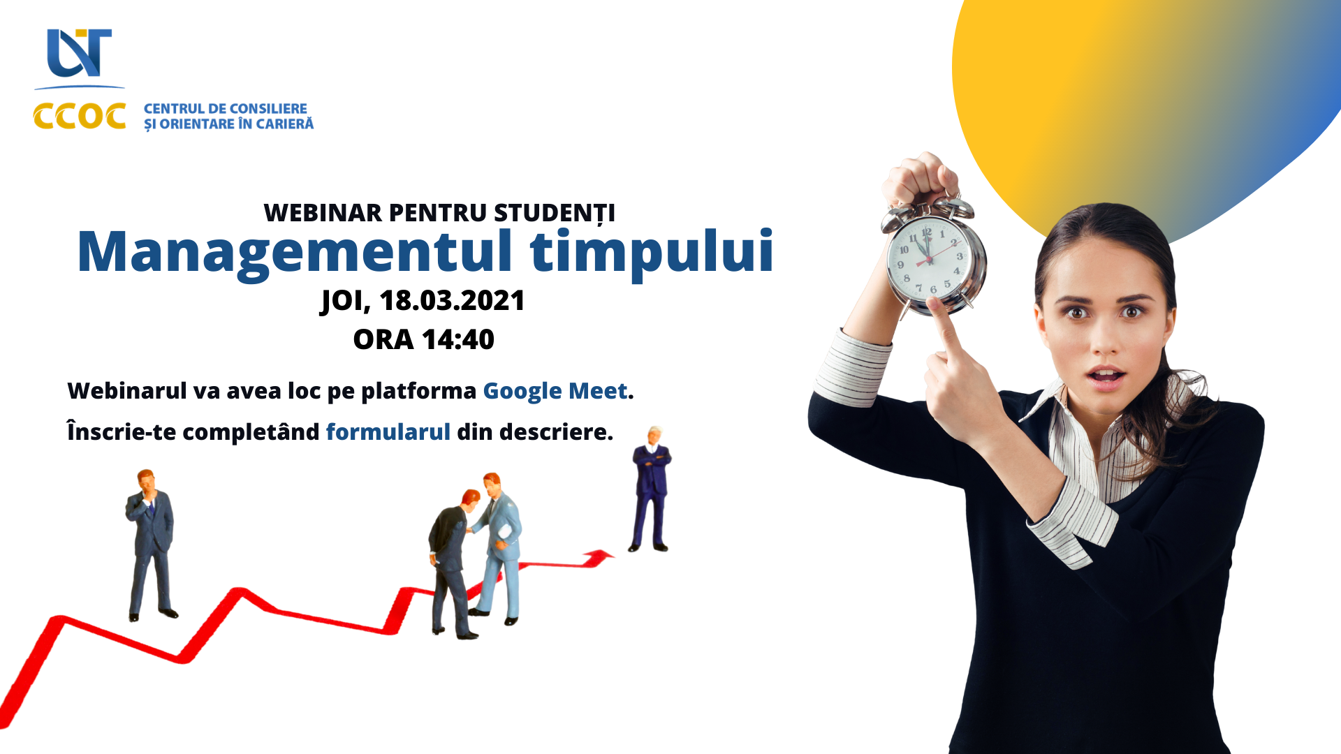 Echipa CCOC invită studenții UVT la un webinar despre managementul ...