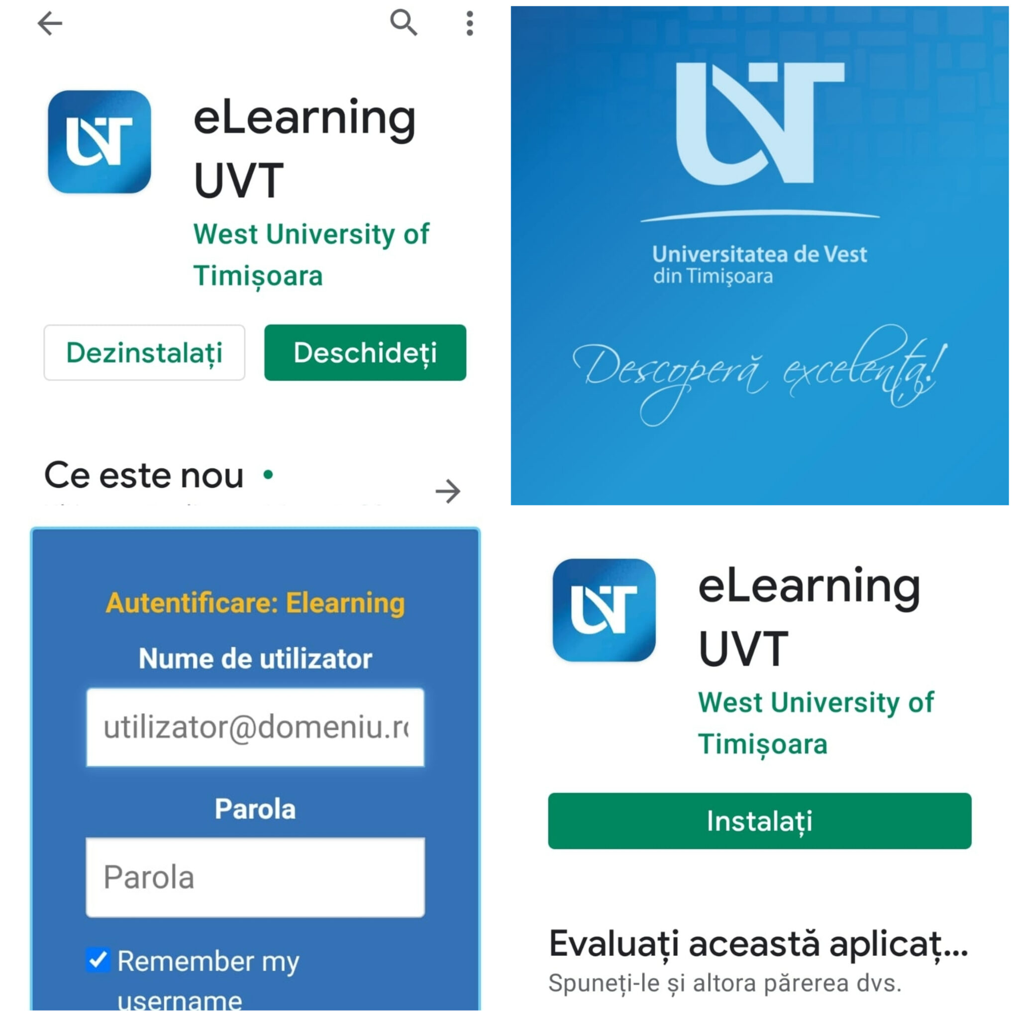 UVT lansează aplicația „eLearning UVT” pentru mobile - UVT
