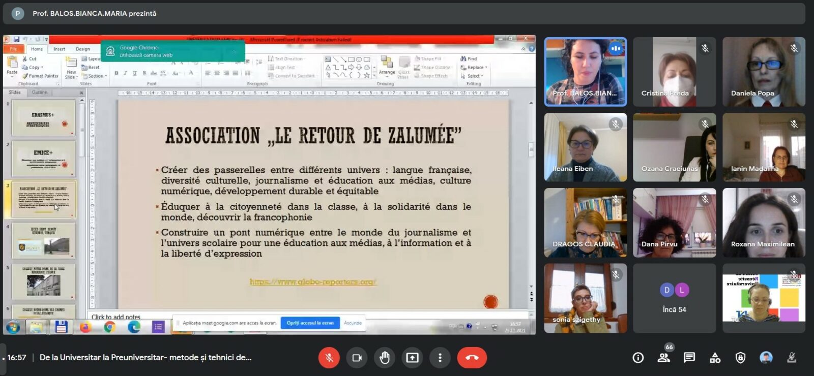 Masã rotundã virtualã: „De la universitar la preuniversitar - metode și ...