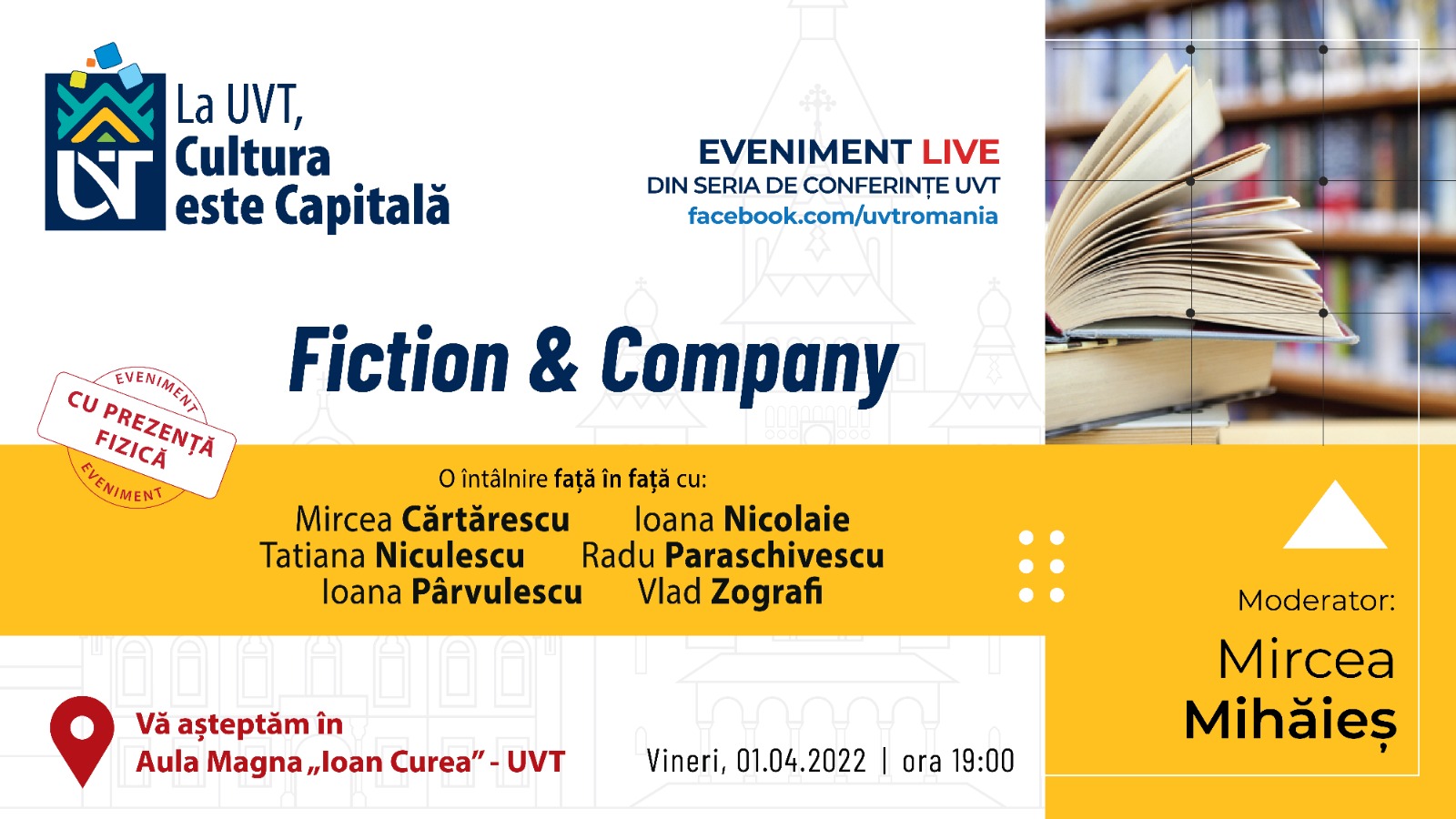 Mircea Cărtărescu, Radu Paraschivescu, together with other exceptional ...