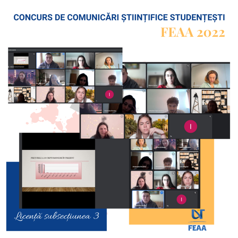 Concursul de comunicări ştiinţifice studenţeşti FEAA - UVT
