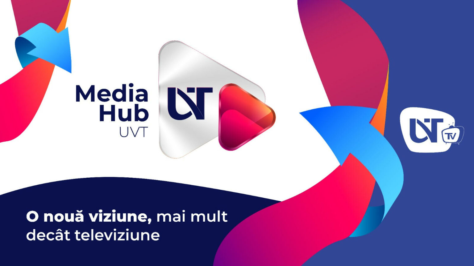 UVT TV studio rebranding – UVT Media Hub - UVT