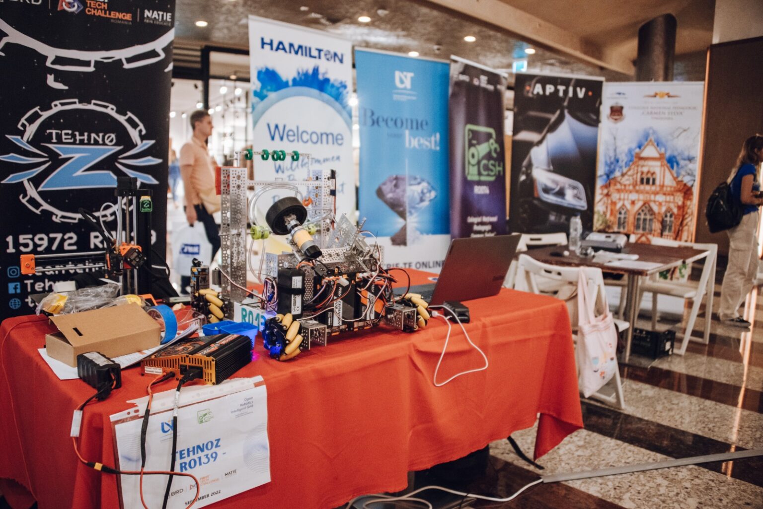 The robots built during the Open Robotics Intelligent Grid 2022 ...