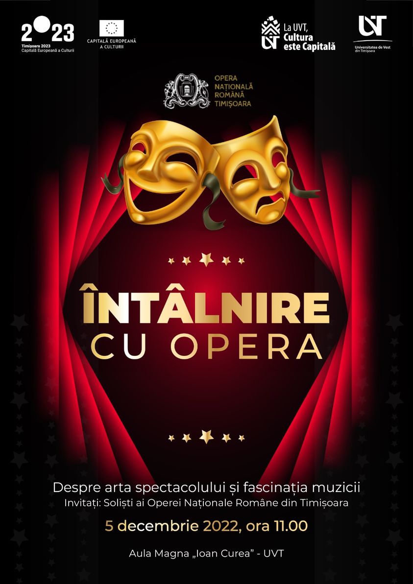 Întâlnire cu Opera - Despre arta spectacolului și fascinația muzicii - UVT