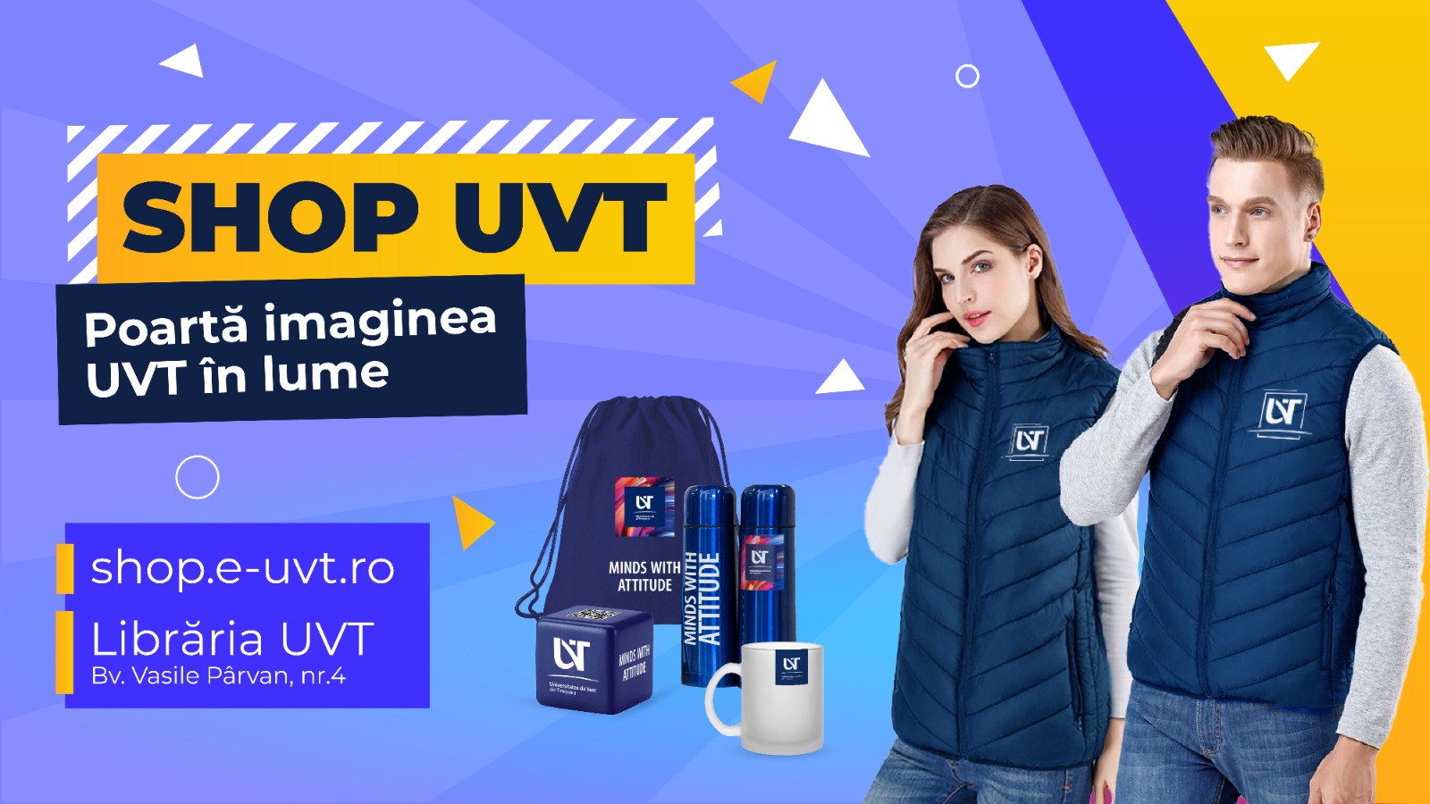 SHOP UVT: magazin produse promoționale - UVT