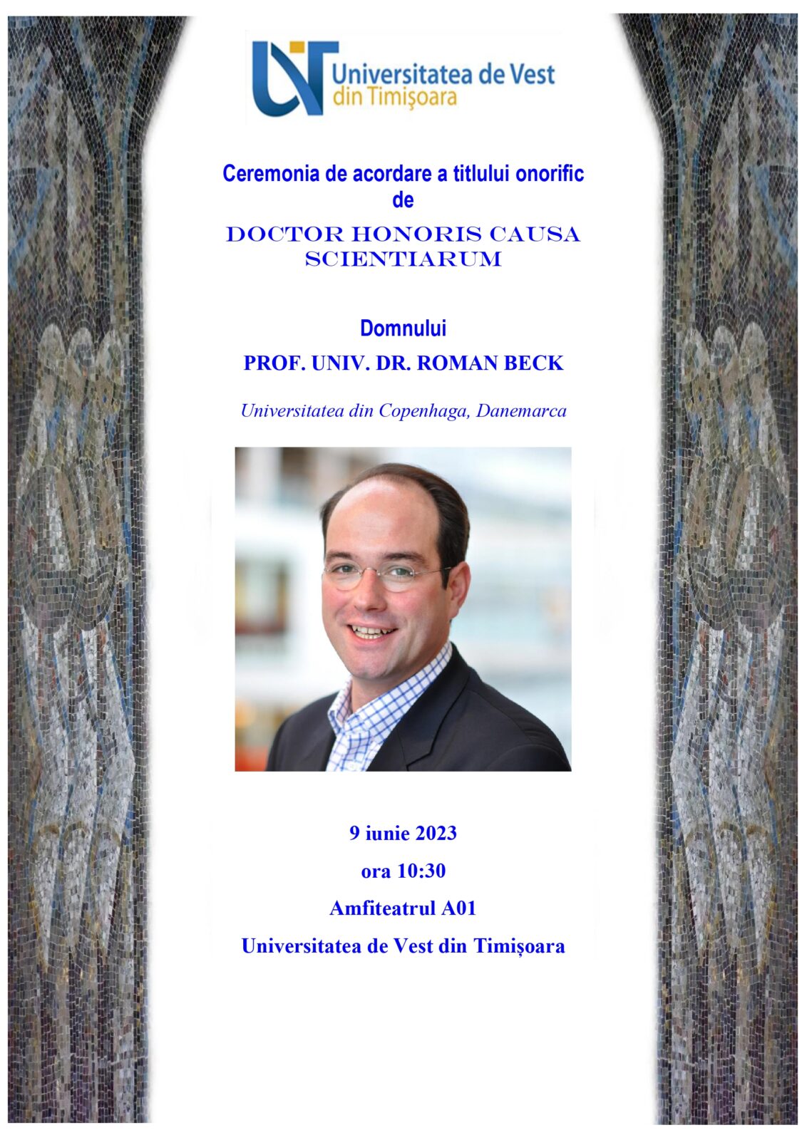 A new honorary member joins the UVT academic community - UVT