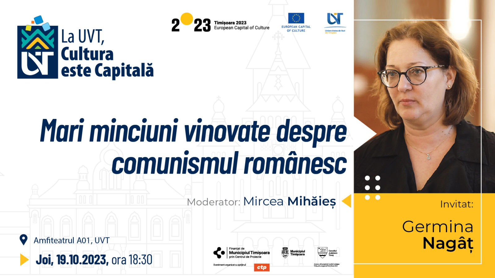 A new event within the cultural program "At UVT, Culture is the Capital ...