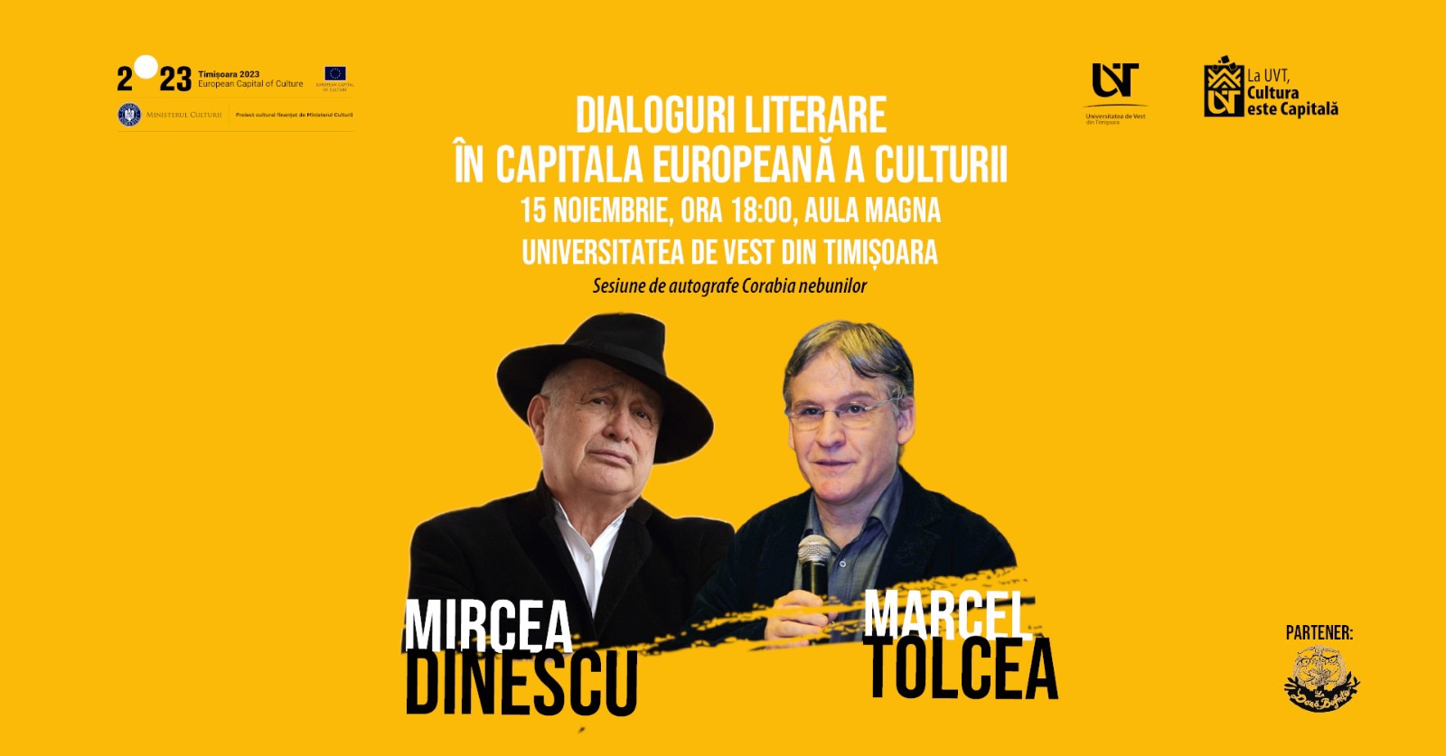 "Literary dialogues in the European Capital of Culture", with Mircea ...
