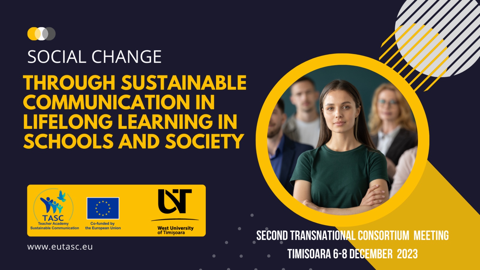 Întâlnire în cadrul proiectului ”Teacher Academy TASC” - UVT