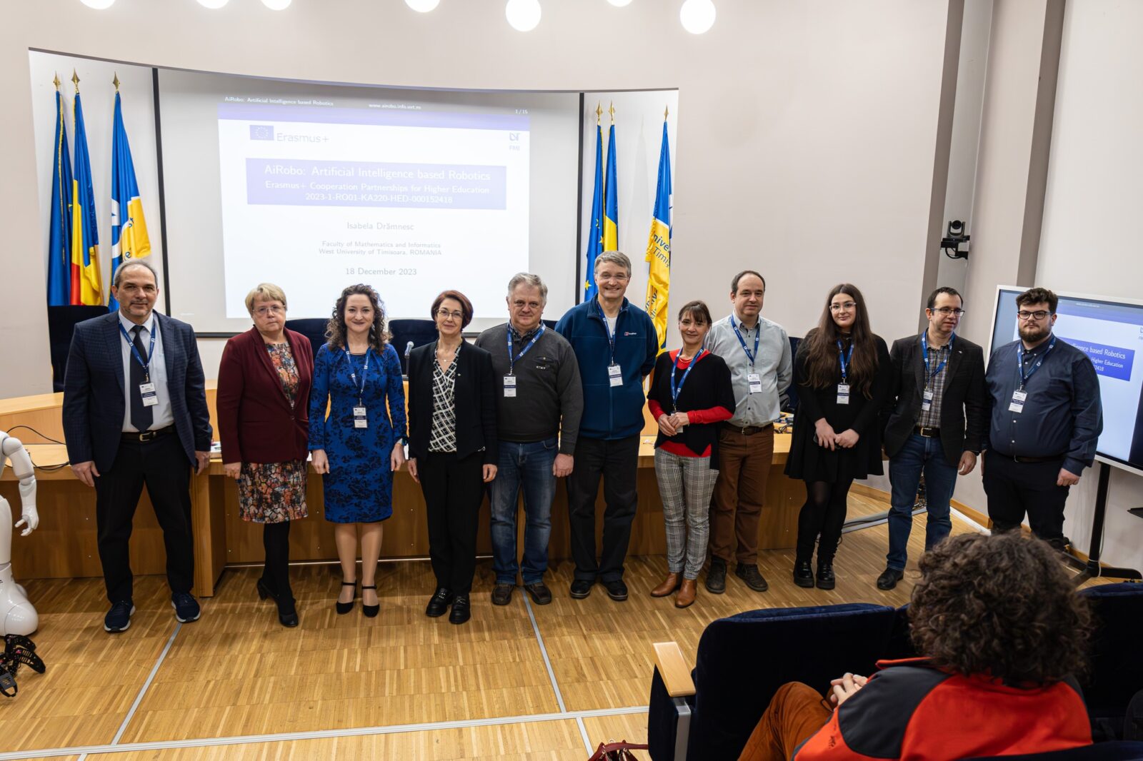 „AiRobo”, proiect de instruire a cadrelor didactice UVT în domeniile ...