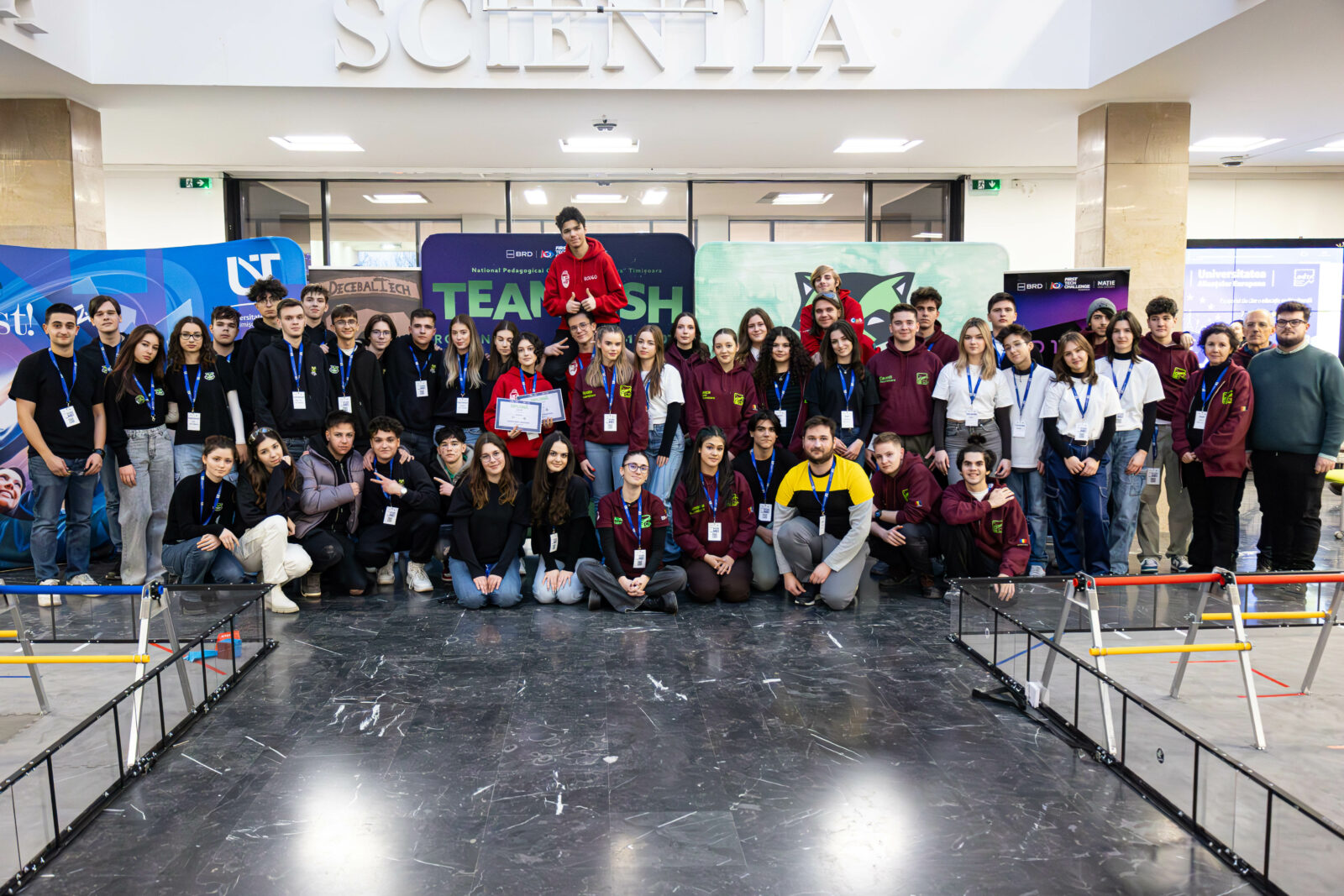 Genuine enthusiasm at UVT, for 200 young robotics enthusiasts - UVT