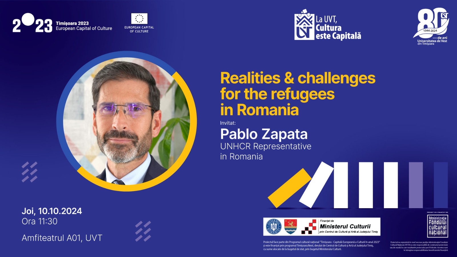 Pablo Zapata - "Realities and Challenges for the Refugees in Romania" - UVT