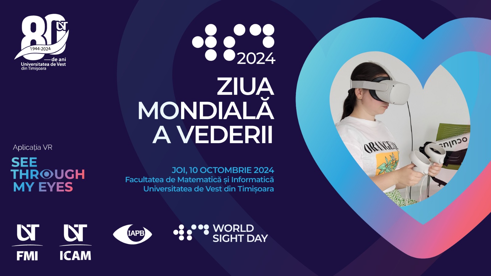 „Ziua Mondială a Vederii”, marcată la UVT - UVT