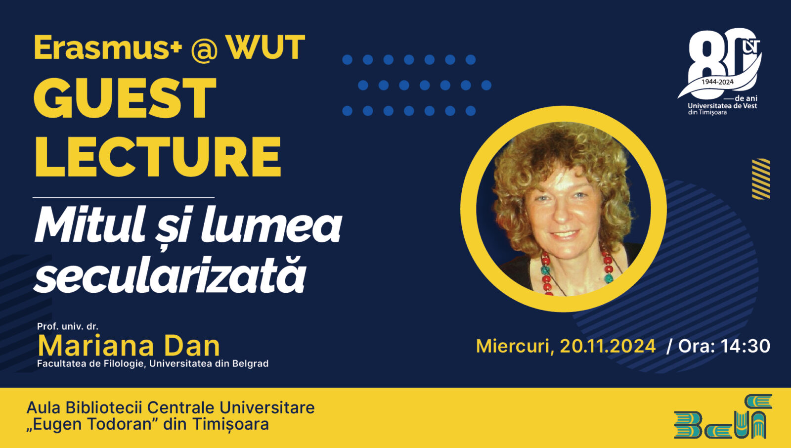 „Mitul și lumea secularizată” - UVT