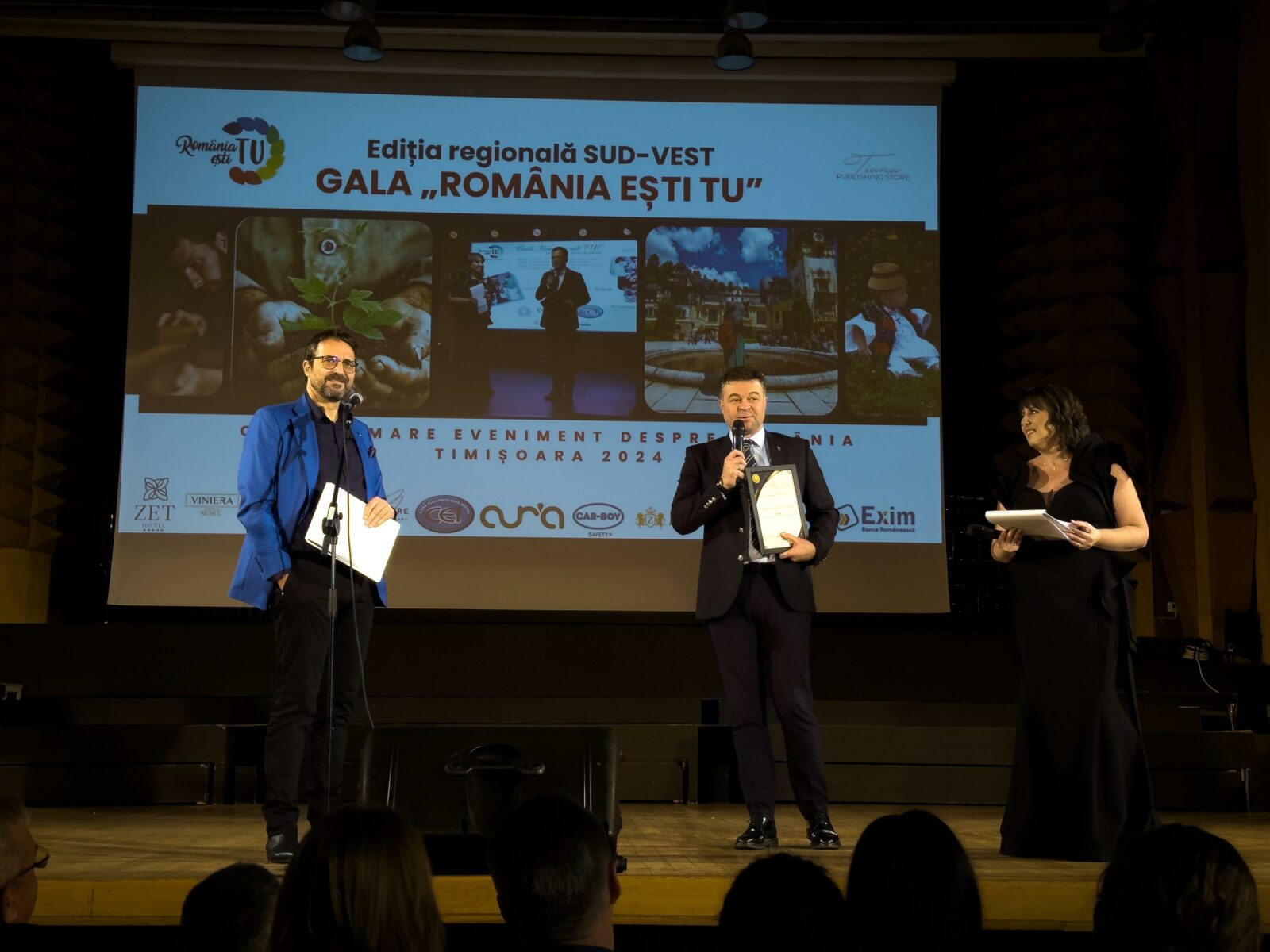 Recognition for UVT, during the Gala "Romania esti TU" - UVT