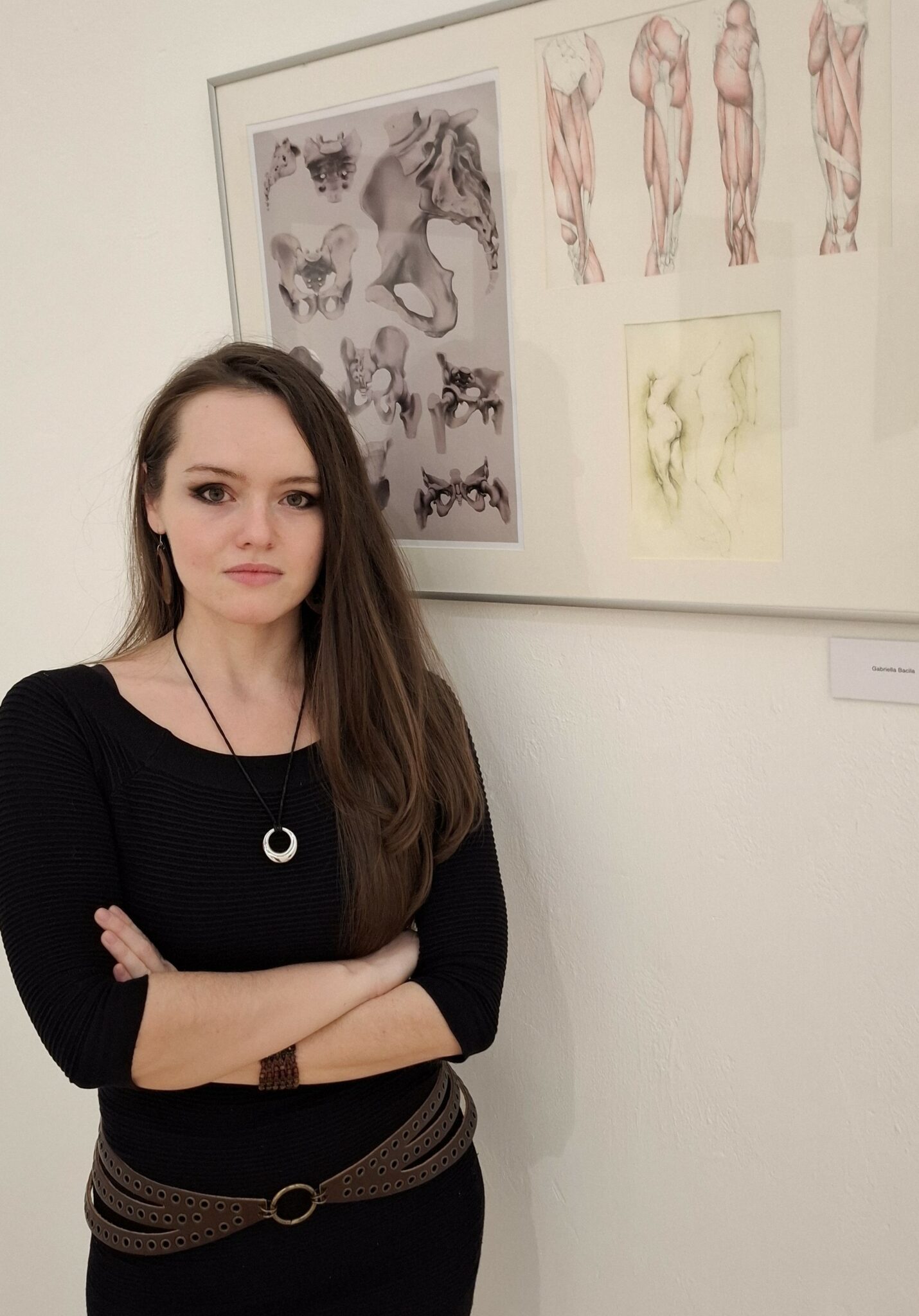 Gabriela Bacila, a student of the Faculty of Arts and Design of the UVT ...