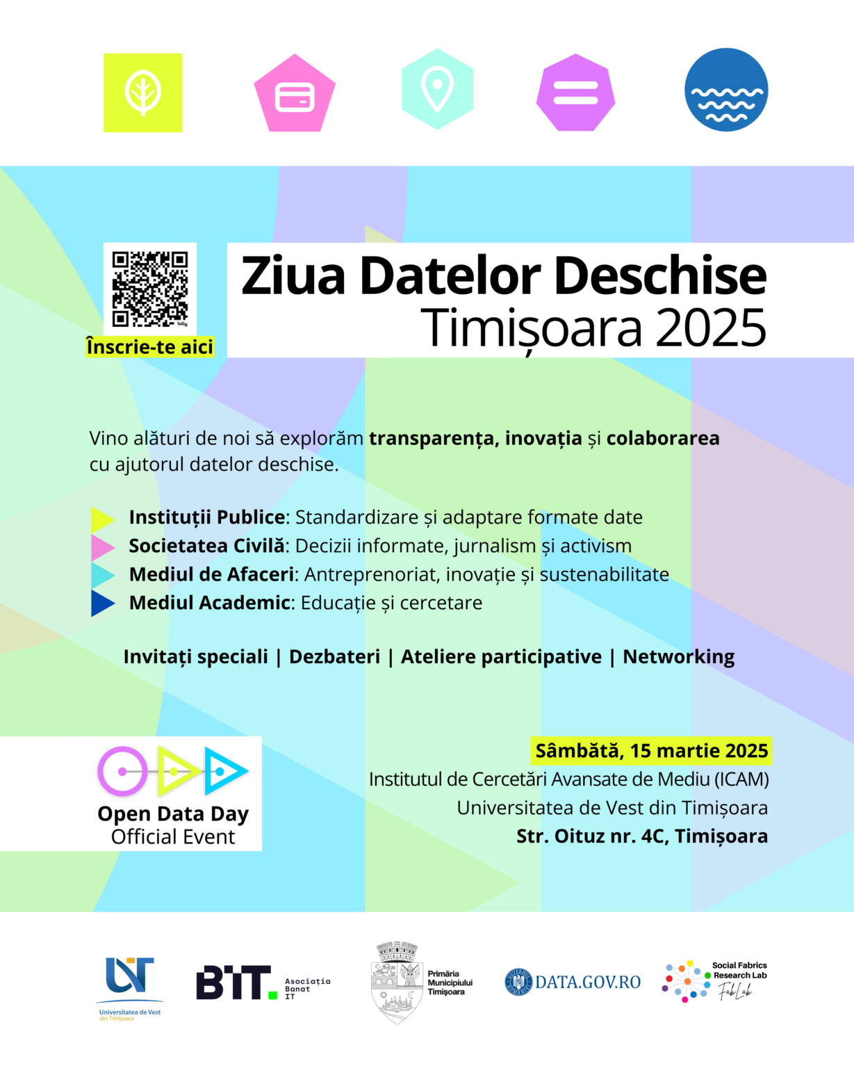 Open Data Day in Timișoara – 15. März 2025, bei ICAM – UVT – UVT