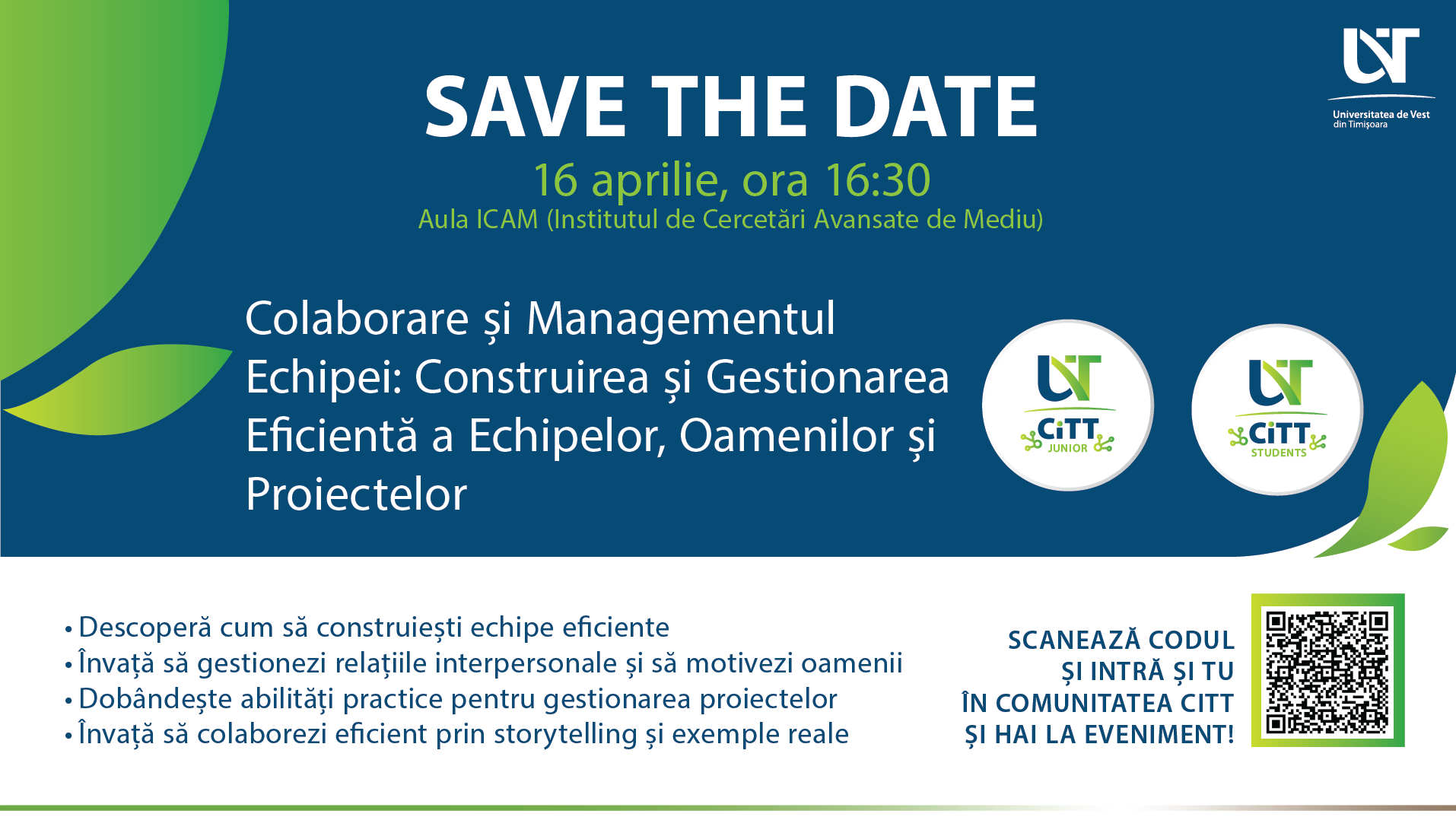 „Collaboration: Building & Managing Successful Teams”: eveniment ...