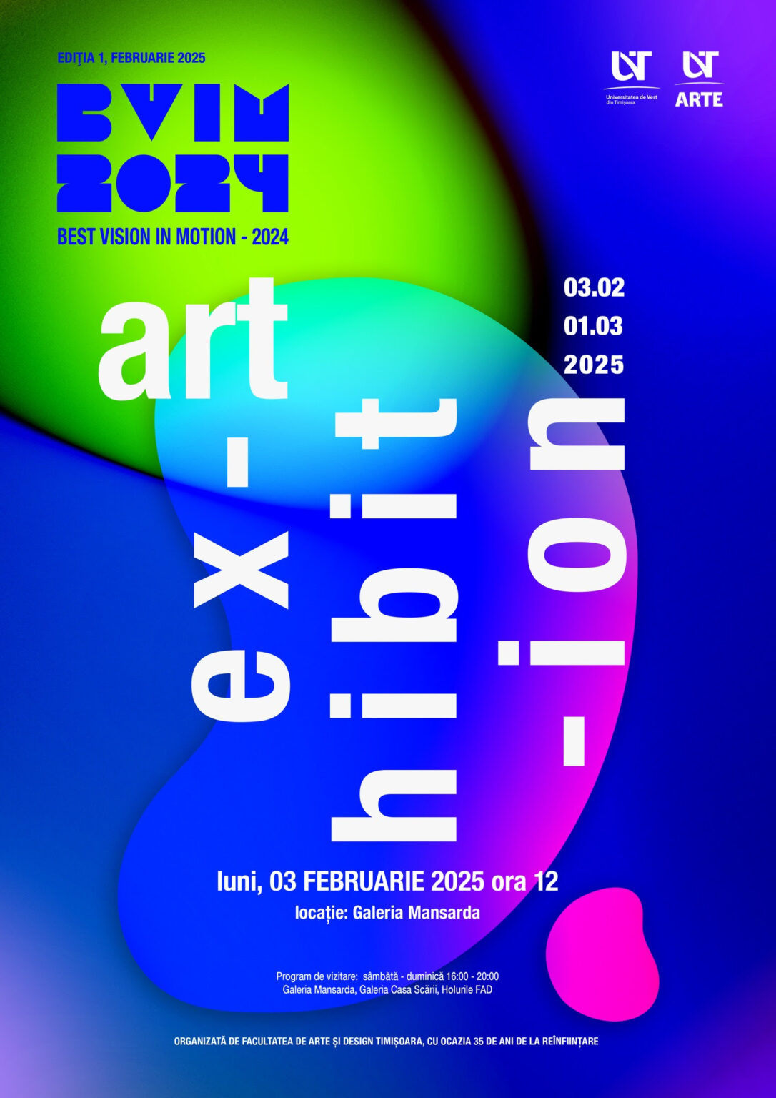 "Best Vision in Motion: 2024-2025" and "Open Studios" – exhibitions of the UVT Faculty of Arts ...