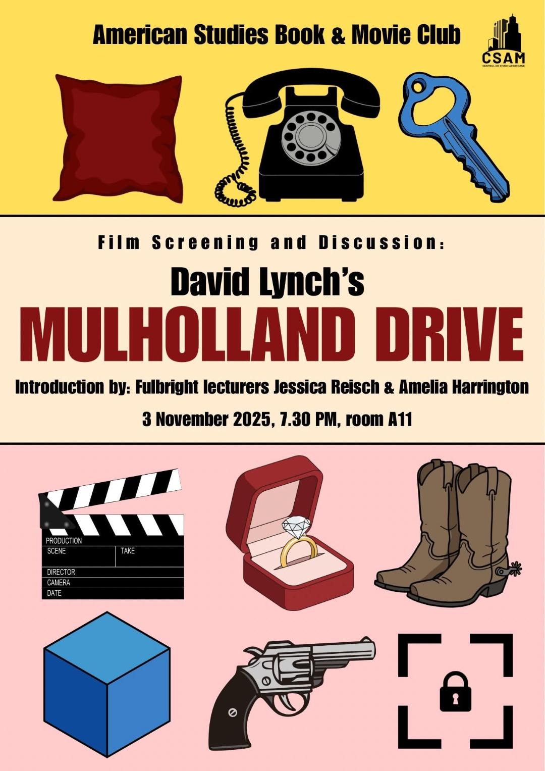 The first meeting of this year of the "American Studies Book & Movie Club": Dreaming of David ...